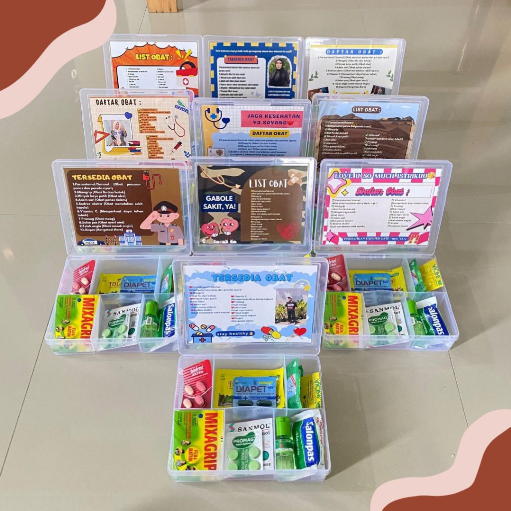 Jual Apotek Mini | Kotak dan Stiker Apotek Mini | Kado Apotek Mini ...
