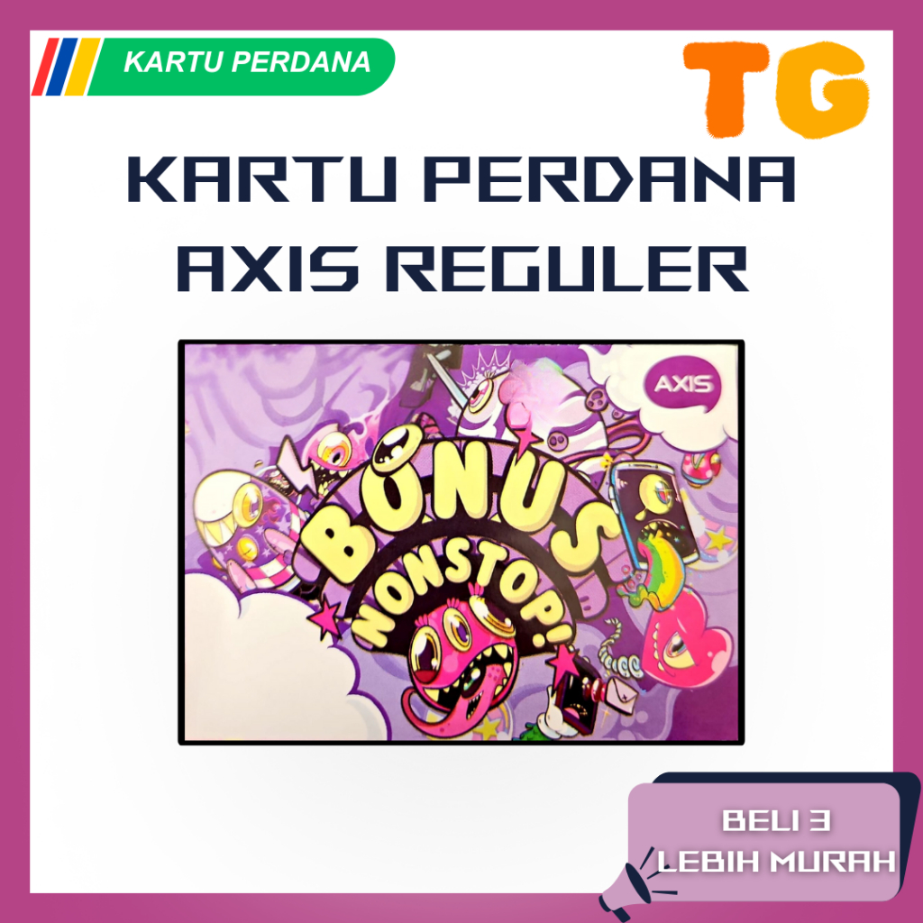 Jual Kartu Perdana Axis 10K Reguler Nasional Segel EXP 2026 | Shopee Indonesia