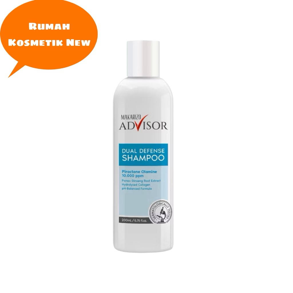 Jual Makarizo Advisor Clinical Shampoo Dual Defense Shampoo 200 ML ...