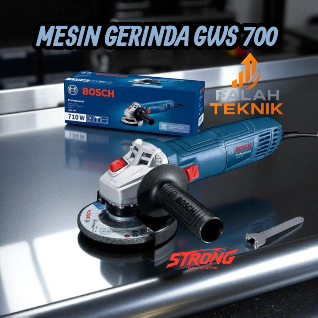 Jual BOSCH GWS 700 100MM ANGLE GRINDER PROFESIONAL Gerinda 4 inch ...
