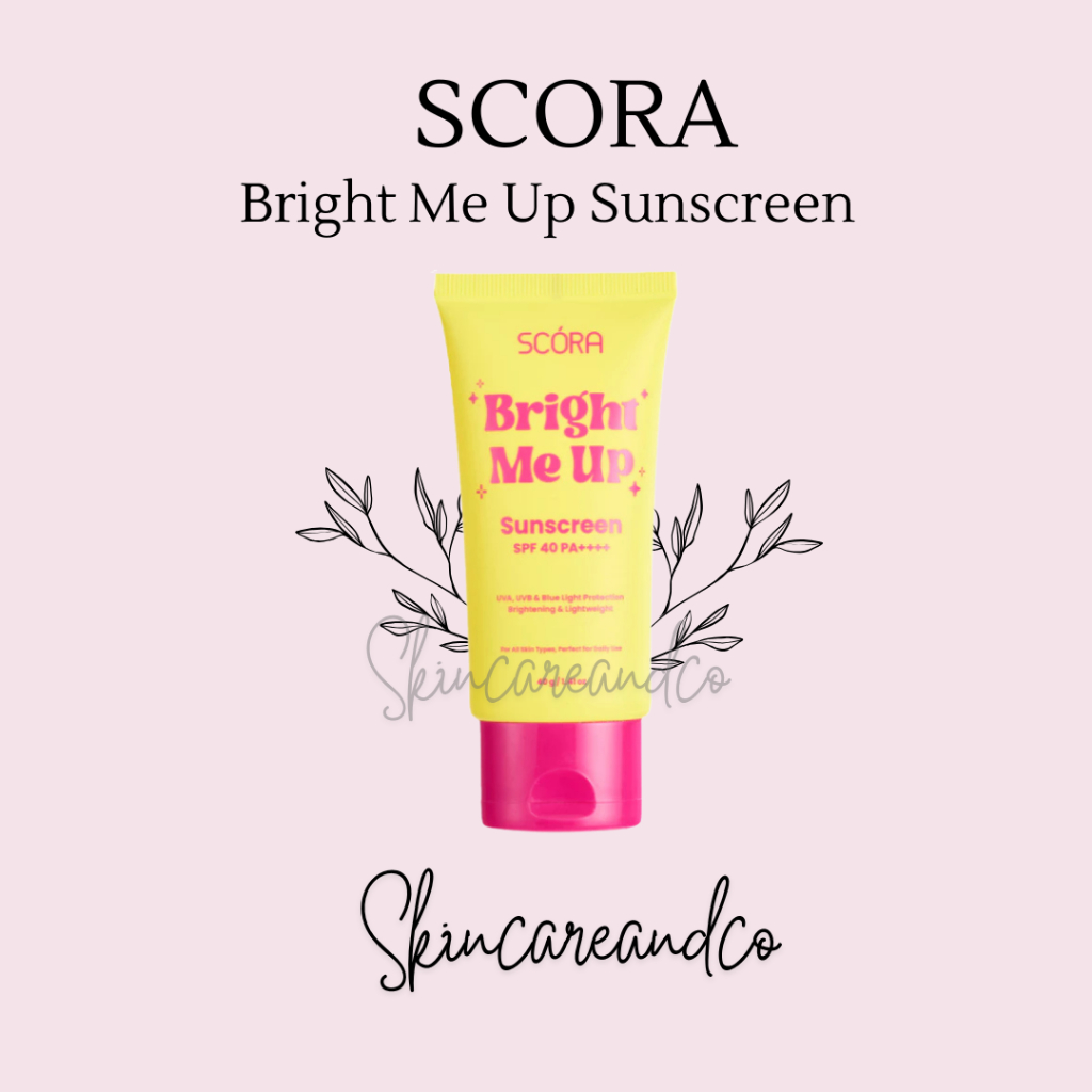 Jual SUNSCREEN SCORA - SCORA Bright Me Up Sunscreen 40 gr NEW PACKAGING ...