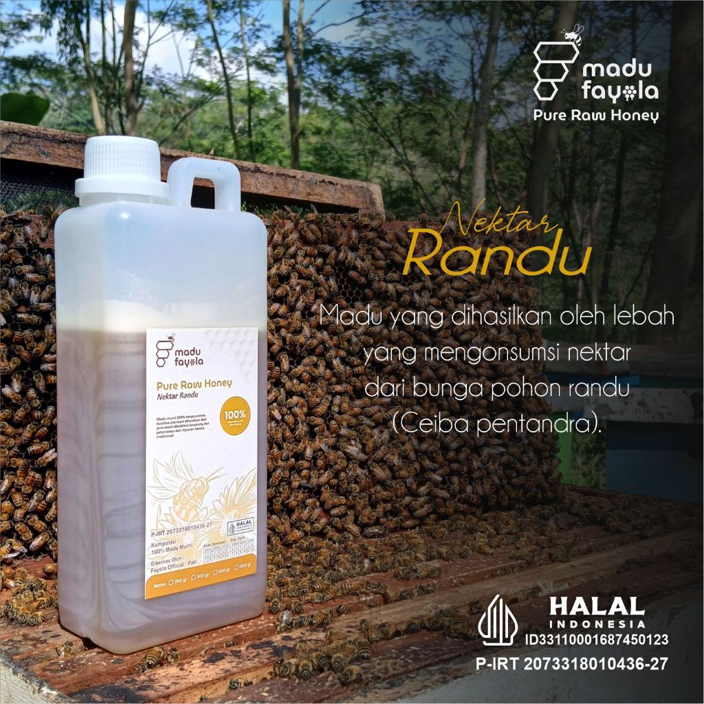 Jual Madu Randu 1kg | Madu Fayola | Madu Murni | Shopee Indonesia