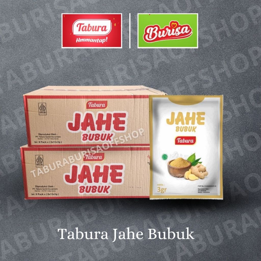 Jual TABURA Jahe Bubuk (DOS-CARTON) | Shopee Indonesia