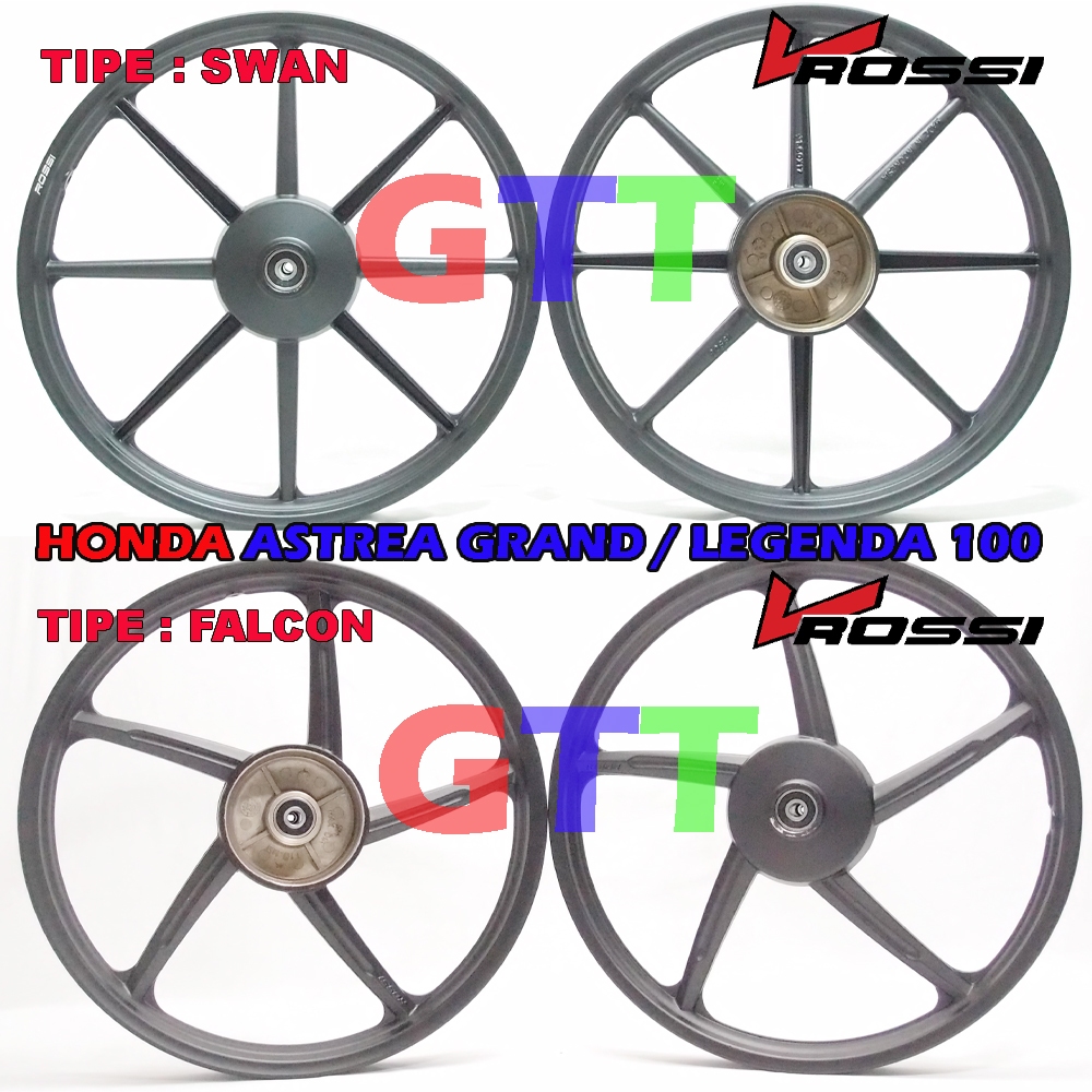 Jual VELG RACING VROSSI HONDA ASTREA GRAND LEGENDA 100 REM DEPAN TROMOL ...