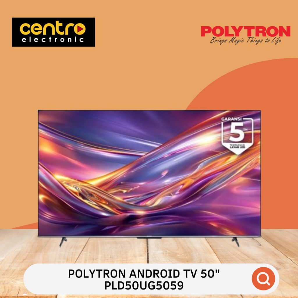 Jual POLYTRON 4K UHD GOOGLE SMART TV PLD50UG5059 | Shopee Indonesia