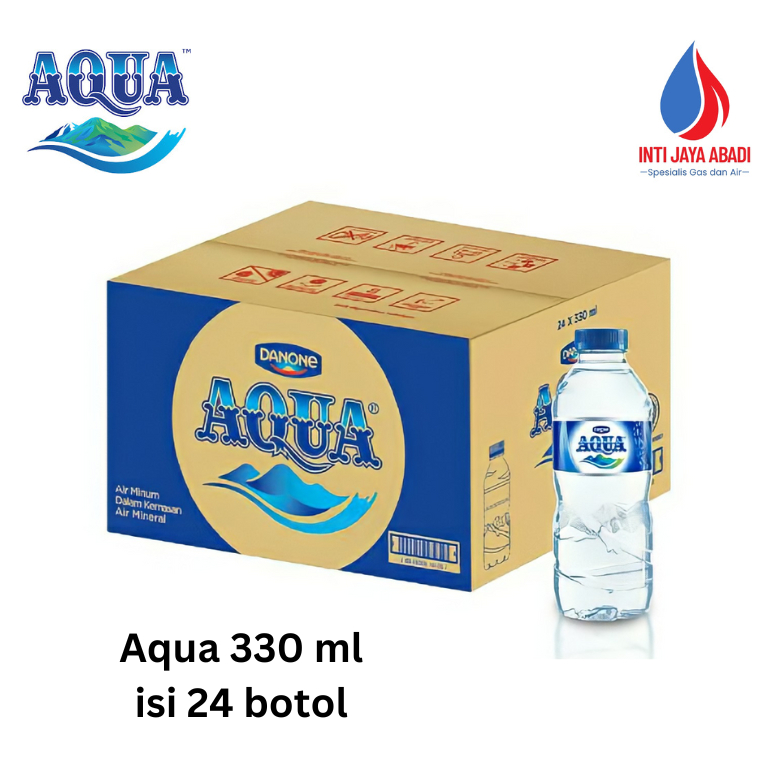 Jual Aqua Botol Mini 330ml / dus | Shopee Indonesia