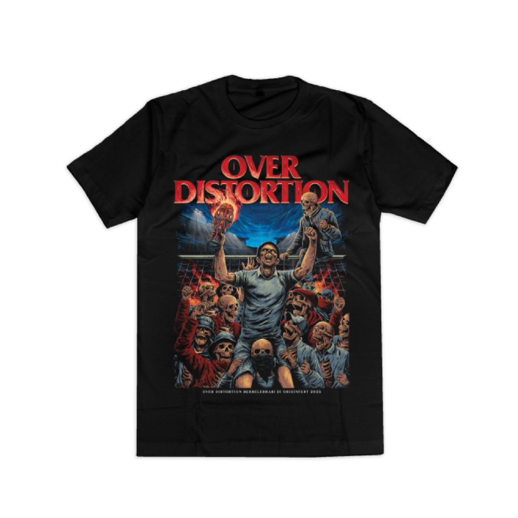 Jual Tshirt OVER DISTORTION - live at ORIGINFEST (black) | Shopee Indonesia