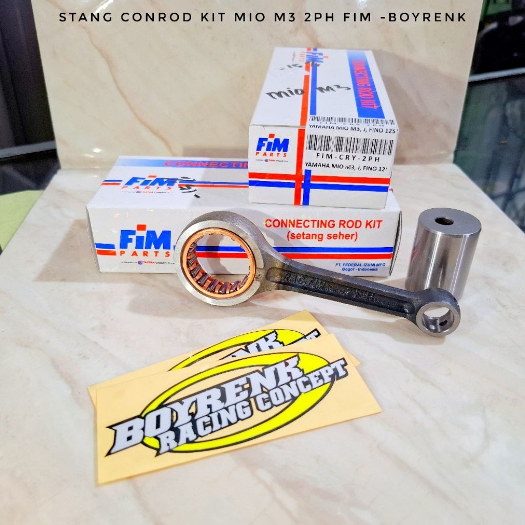 Jual STANG SEHER BATANG PISTON CONROD KIT MIO M3 | MIO 125 | SOUL GT 125 2PH FIM -BOYRENK ...
