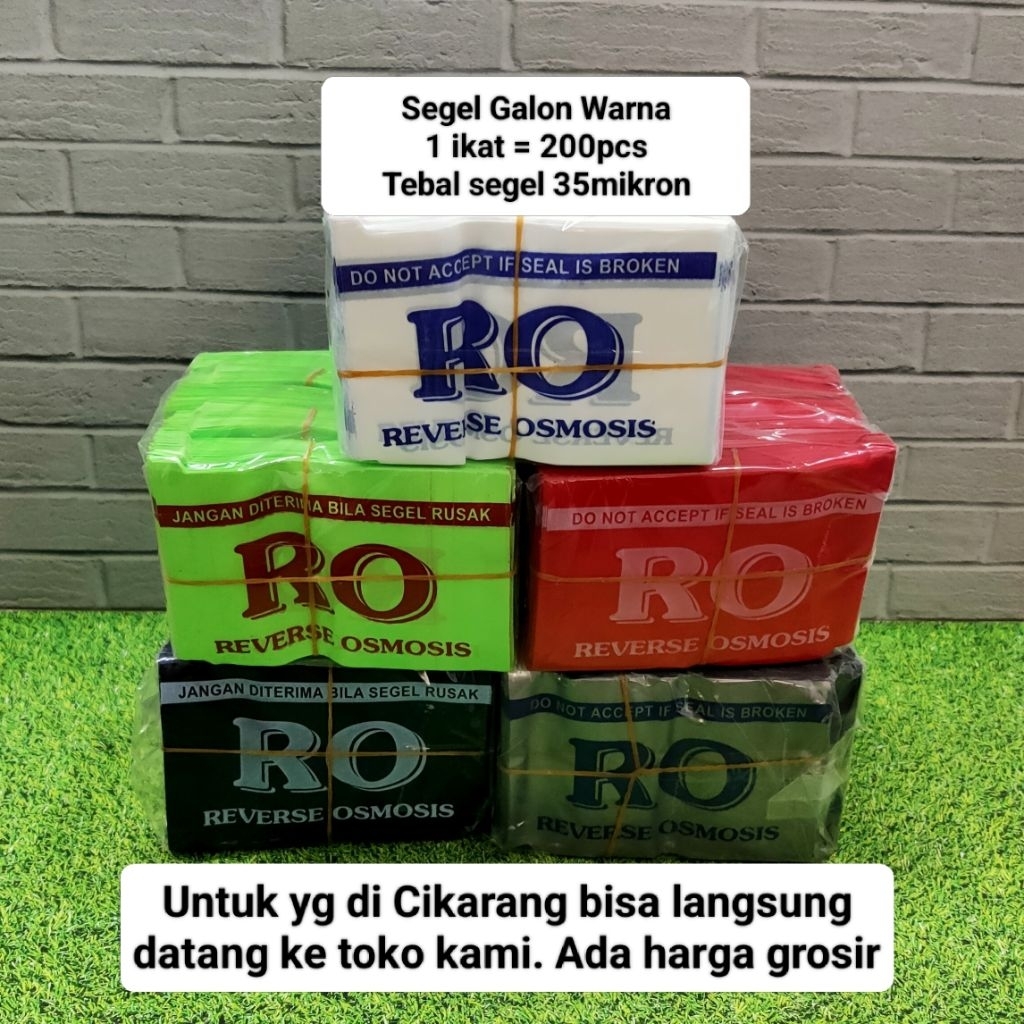 Jual Segel Galon RO isi 200pcs 1 iket | Shopee Indonesia