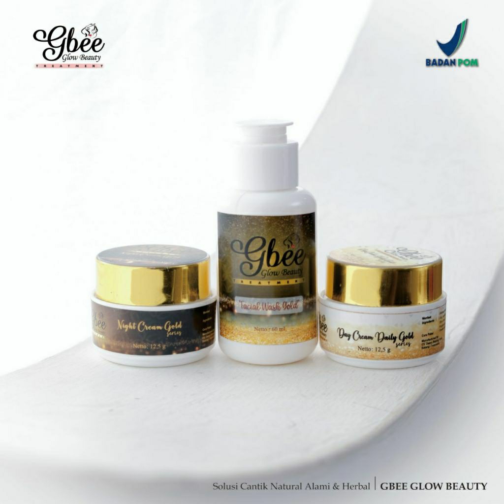 Jual GBEE Glow Beauty/Paket Gold Series/Cocok untuk jenis kulit normal ...