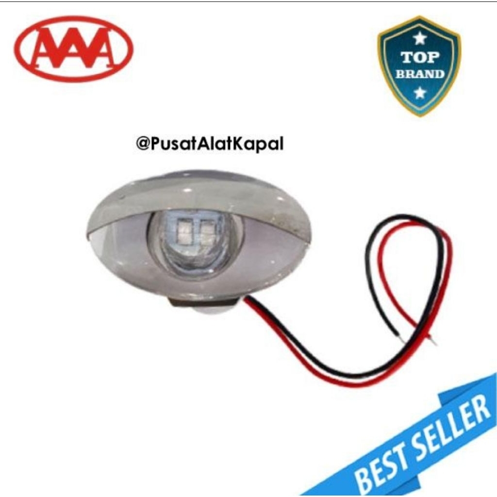 Jual Lampu Kapal Oval LED Lamp Courtesy Light Half moon – 02162 ...
