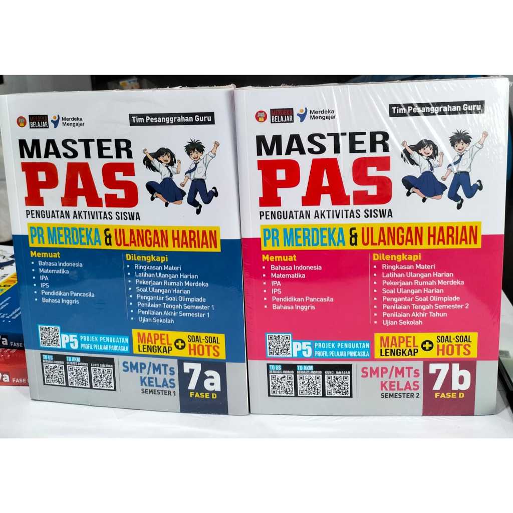 Jual BUKU MASTER PAS PR MERDEKA & ULANGAN HARIAN UNTUK SMP/MTs KELAS 7 (BUKU LATIHAN SOAL ...