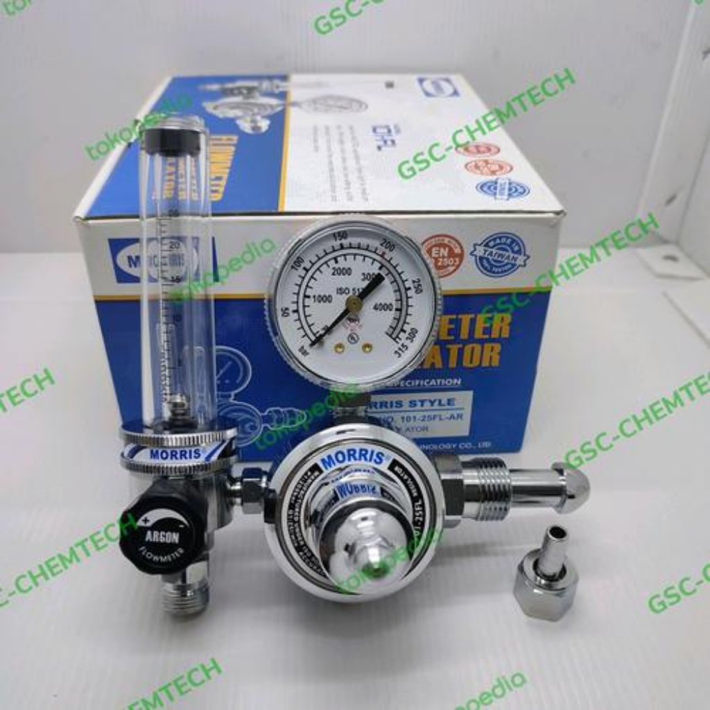 Jual Regulator Argon Morris 101-25FL-AR (Harris Style) | Shopee Indonesia