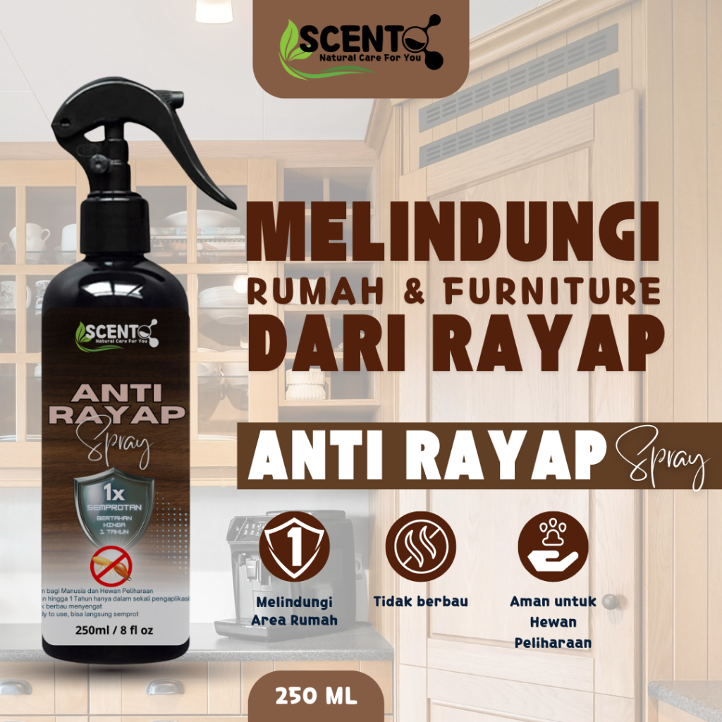 Jual SCENTO Termite Killer Obat Pembasmi Rayap Spray Membantu Basmi ...