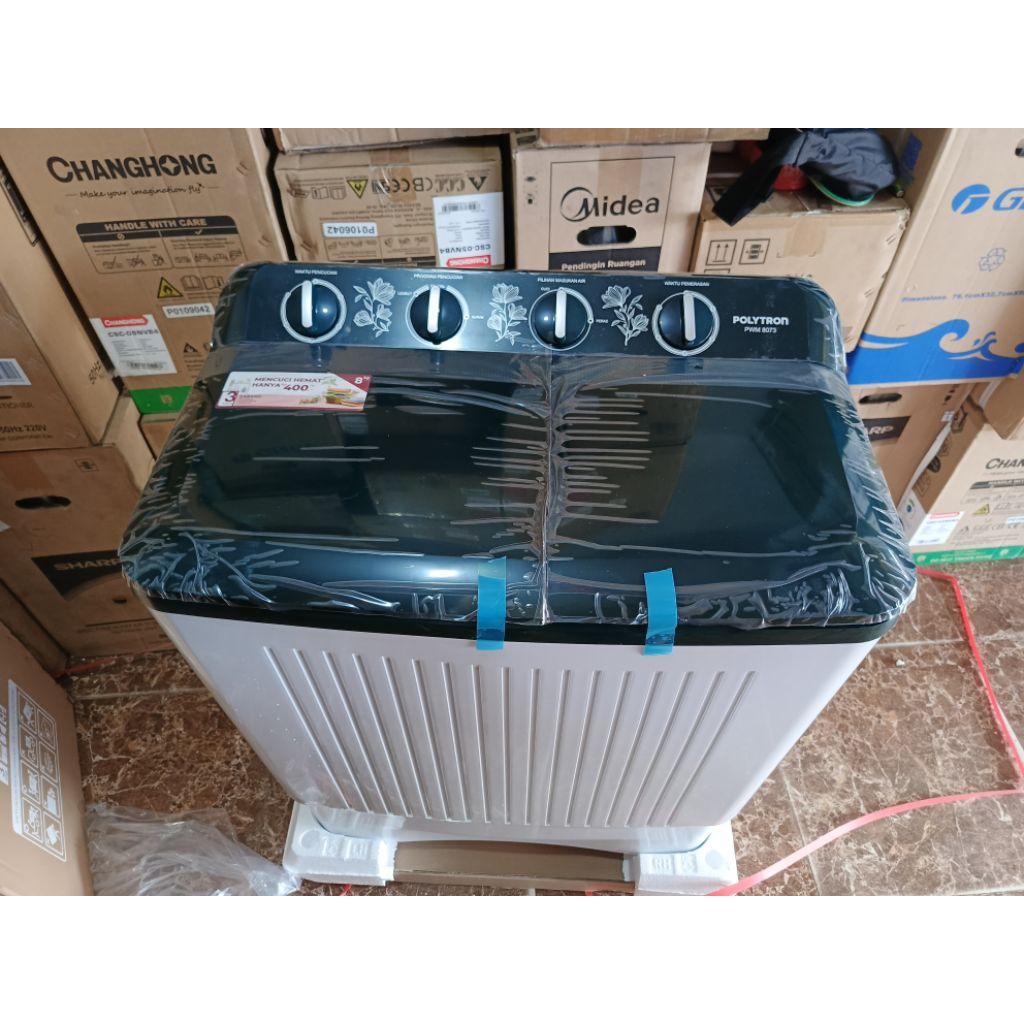 Jual mesin cuci polytron 8073 /mesin cuci 8kg polytron | Shopee Indonesia