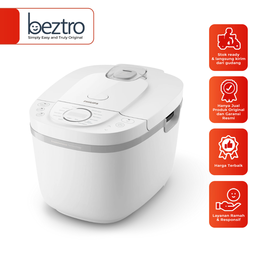 Jual Philips Rice Cooker Digital HD4716/30 – Magic Com 1.8 Liter 400 ...