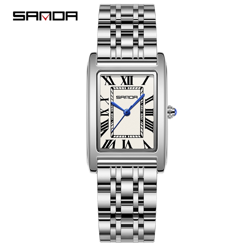 Jual SANDA 1150 Jam Tangan Pria Analog Retro Style Tali Stainless ...