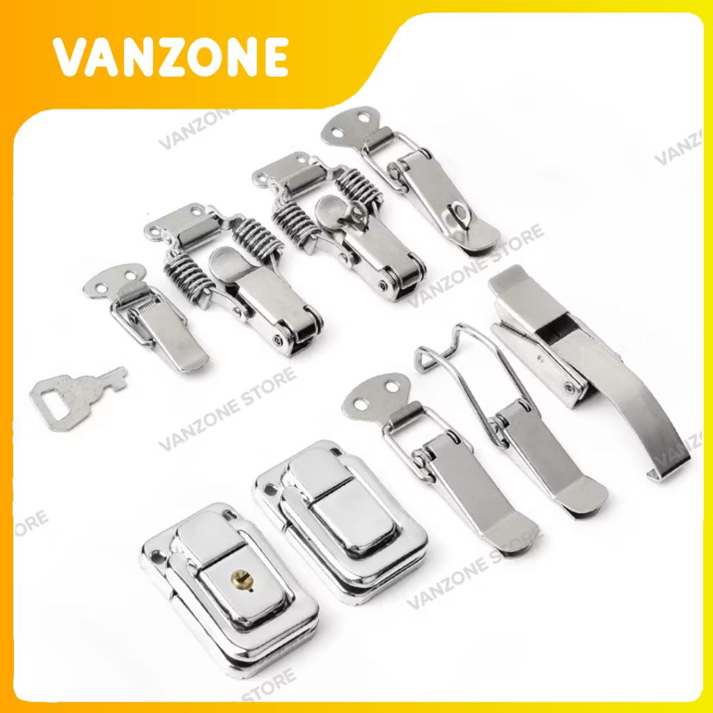 Jual [VANZONE] Spring Lock Klip Kunci Pengunci Kotak Perkakas Body ...