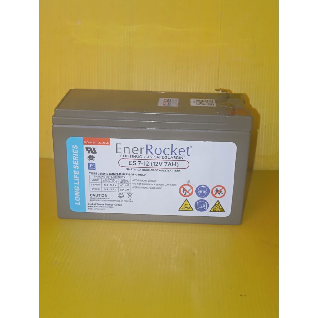 Jual Accu EX Ups yuasa 12v 7ah Keadaan normal | Shopee Indonesia