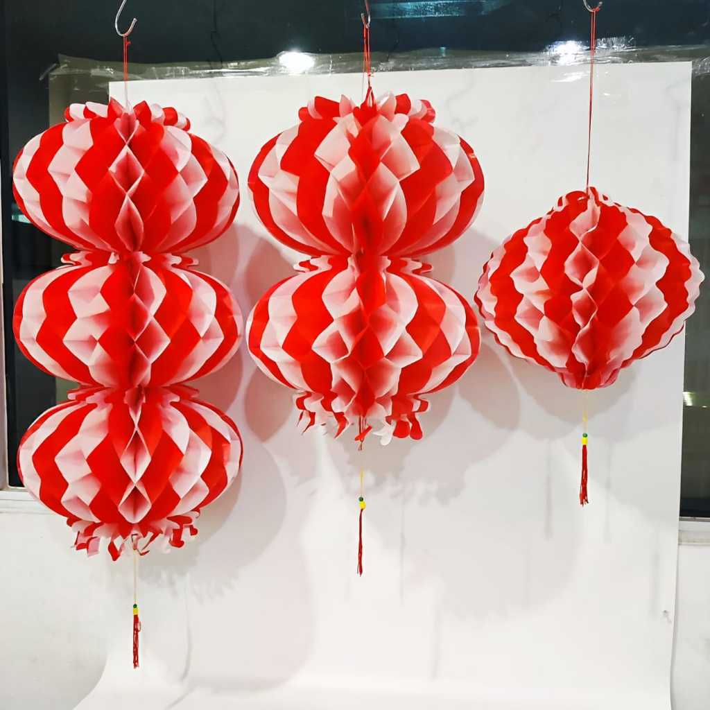 Jual Lampion Outdoor Merah Putih Dekorasi Pawai 17 Agustus Lampion ...