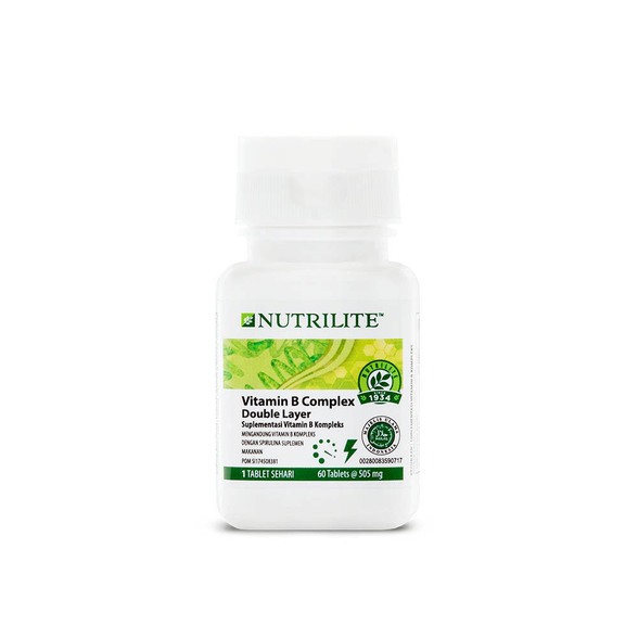 Jual Nutrilite Vitamin B Complex Double Layer Amway exp 2026 | Shopee ...