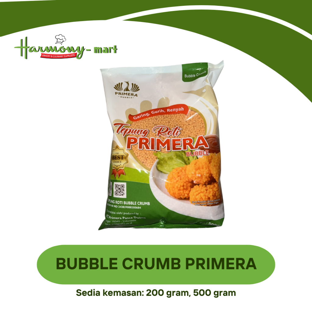 Jual PRIMERA Bubble Crumbs Orange / Tepung Roti Krispi Bubble - 200gr ...
