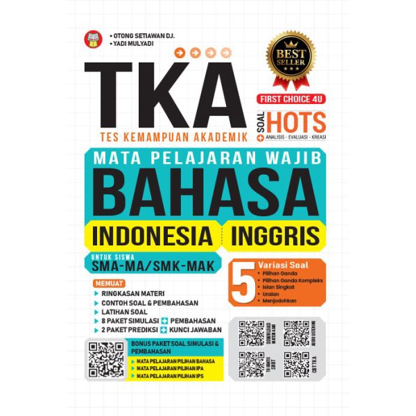 Jual Buku Gercep TKA IPA/IPS/Bahasa Indonesia/Inggris/Matematika Wajib ...