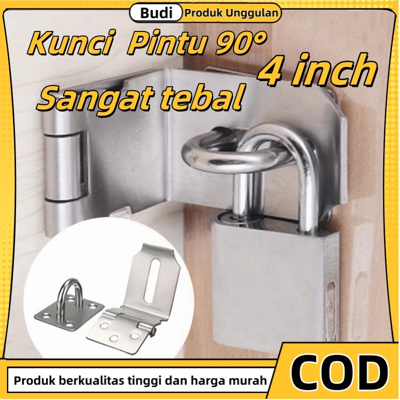 Jual 4 Inch Siku Kecil / Kunci Pintu grendel pintu gembok Selot Slot ...