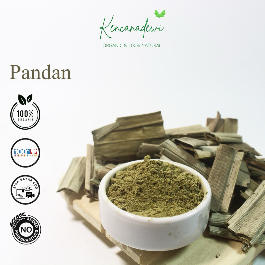 Jual Bubuk daun pandan wangi tanpa campuran - Pandan leaf powder 100% ...