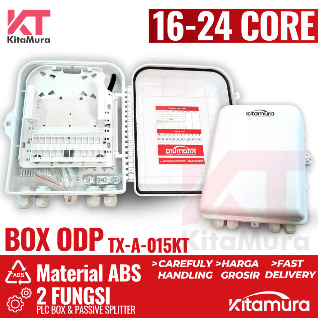 Jual ODP 16-24 Core Model Box Splitter | Box ODP 16-24 Core Kosongan ...