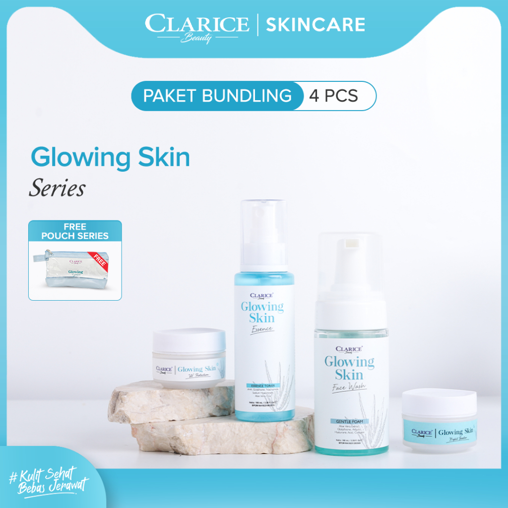 Jual CLARICE Beauty | Glowing Skin Series | Paket Lengkap Untuk Kulit ...