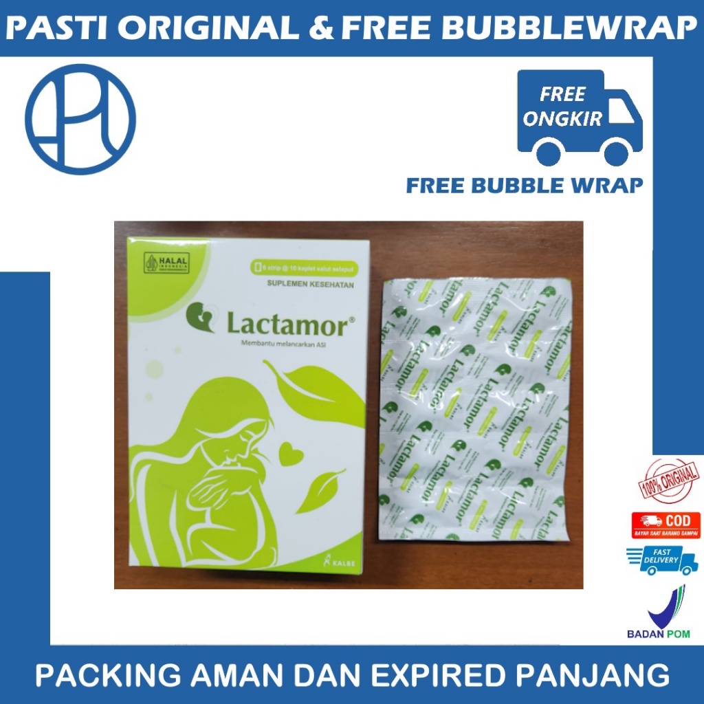 Jual LACTAMOR PER STRIP 10 KAPLET MEMBANTU MELANCARKAN ASI SUPLEMEN ...