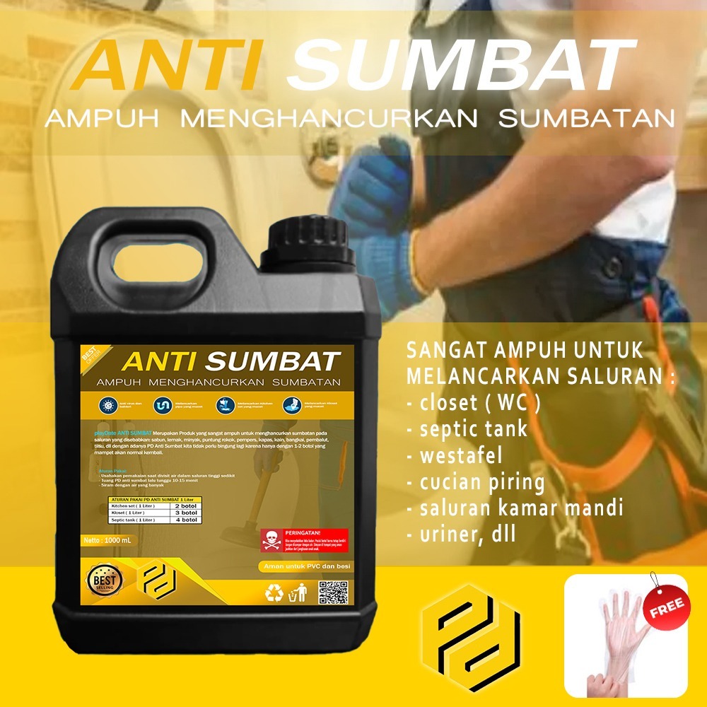 Jual Anti Sumbat Saluran Air Pipa WC Wastafel tempat cuci Piring 1 ...