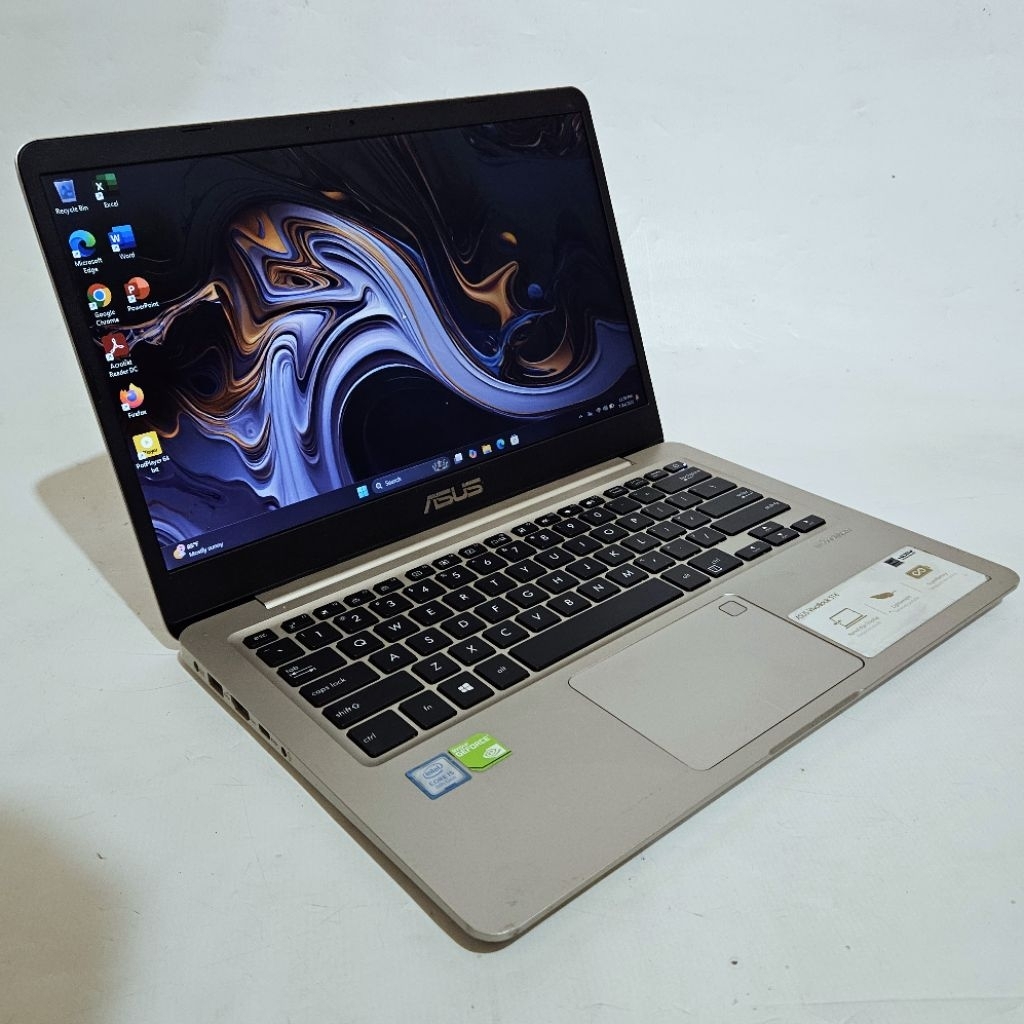 Jual laptop ultrabook asus vivobook s14 - core i5 gen8 - ram 8gb - ssd 256gb - dual vga Nvidia ...