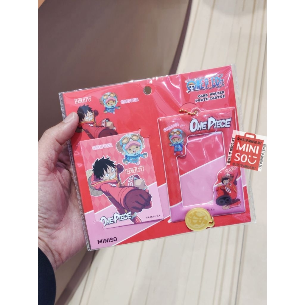 Jual MINISO x ONEPIECE 🆕 PVC Card Holder ONE PIECE Collection (LUFFY ...