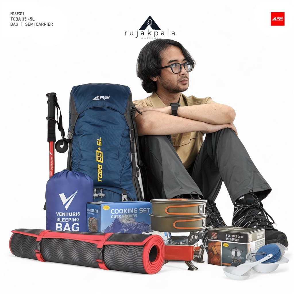 Jual paket mendaki OT3 - carrier arei toba 35+5L / paket rltas gunung ...