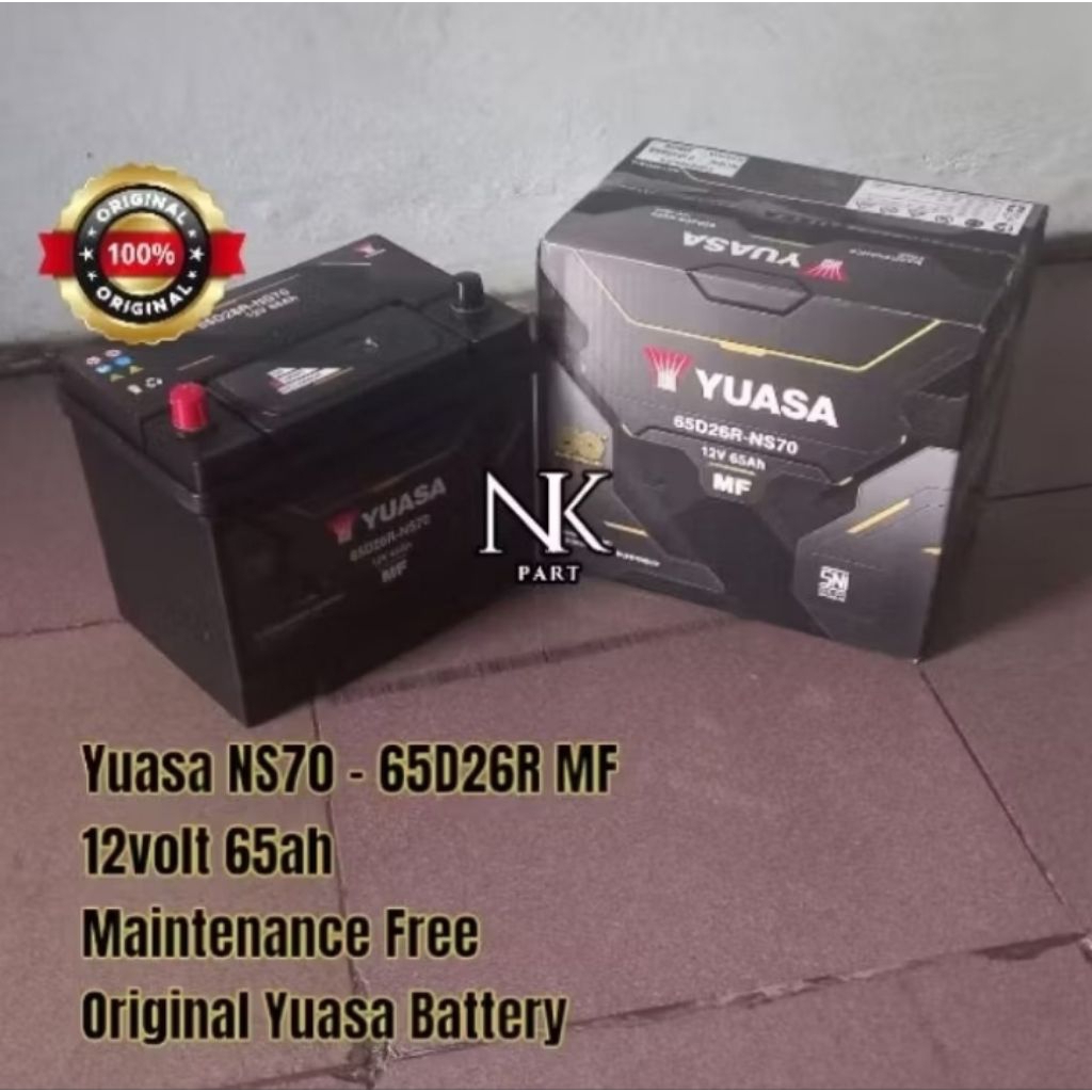 Jual Aki Mobil Isuzu ELF NKR 55 56, Panther Accu Yuasa NS70 MF 65Ah ...
