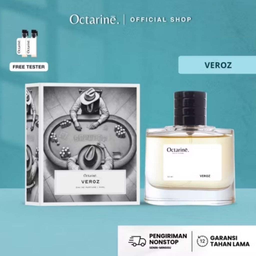 Jual OCTARINE VEROZ 50ML + BOX + TESTER ORIGINAL 100% | Shopee Indonesia