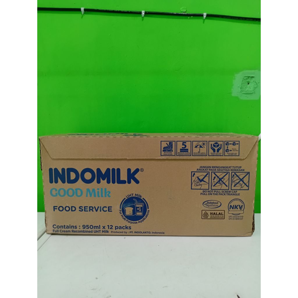 Jual Indomilk Susu UHT Full Cream 950ml (1 Dus Isi : 12 pcs) | Shopee Indonesia