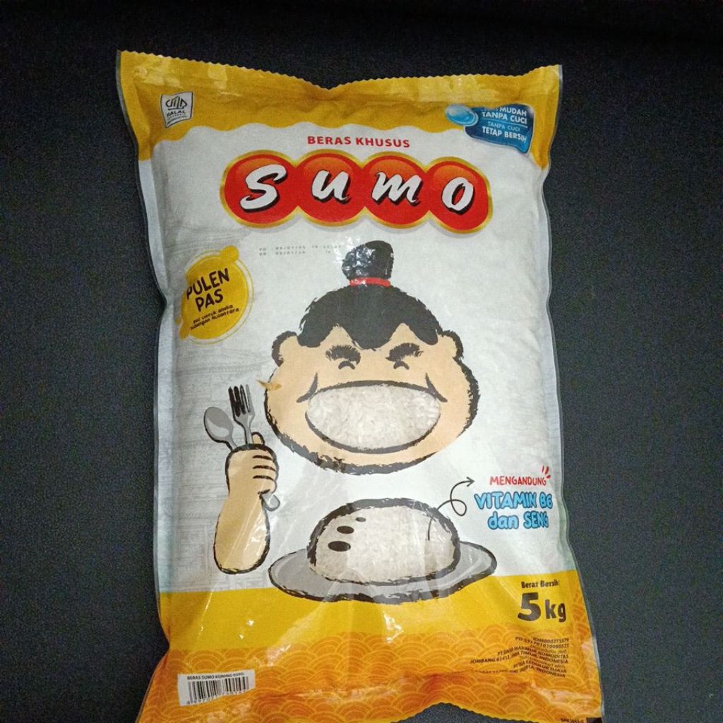 Jual [INSTAN] BERAS SUMO KUNING 5KG (PREMIUM) | Shopee Indonesia