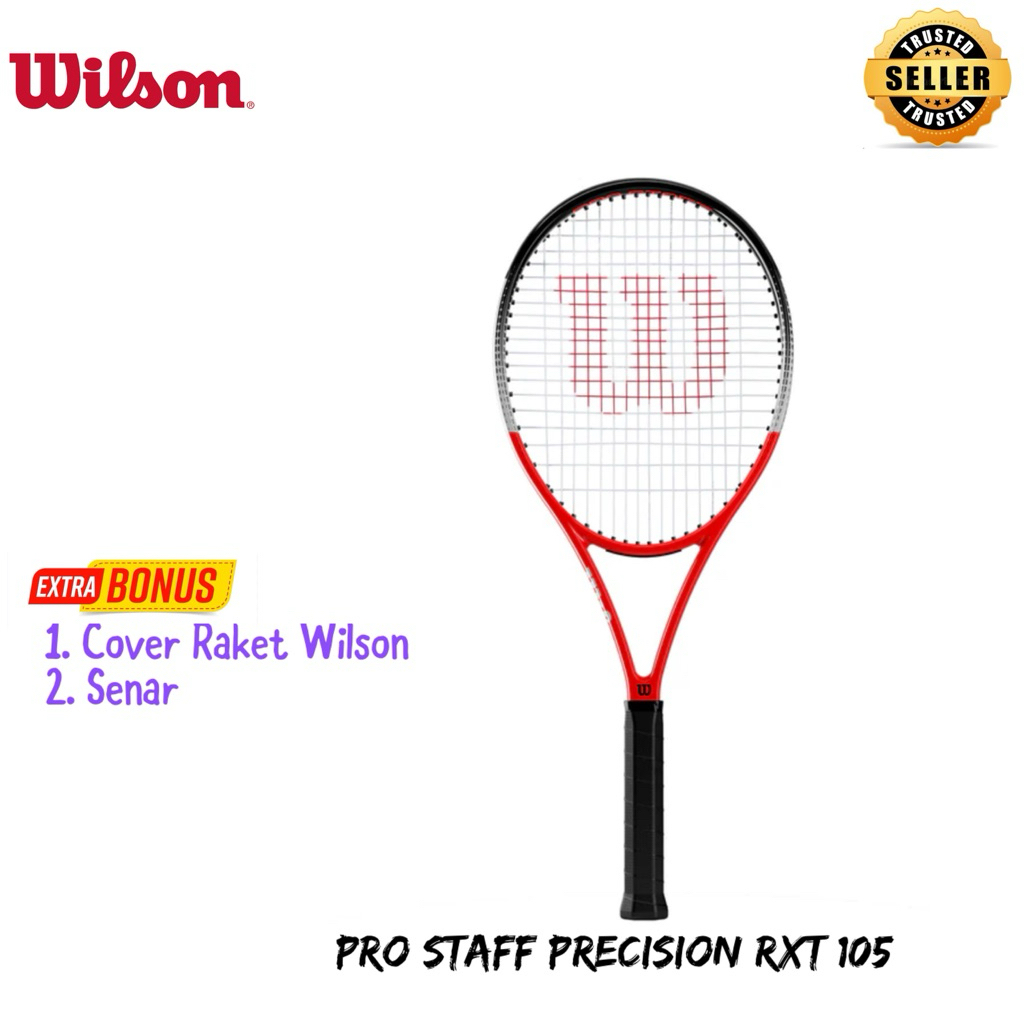 Jual Wilson Raket Tenis Pro Staff Precision RXT 105 Grip Size 3 Extra ...