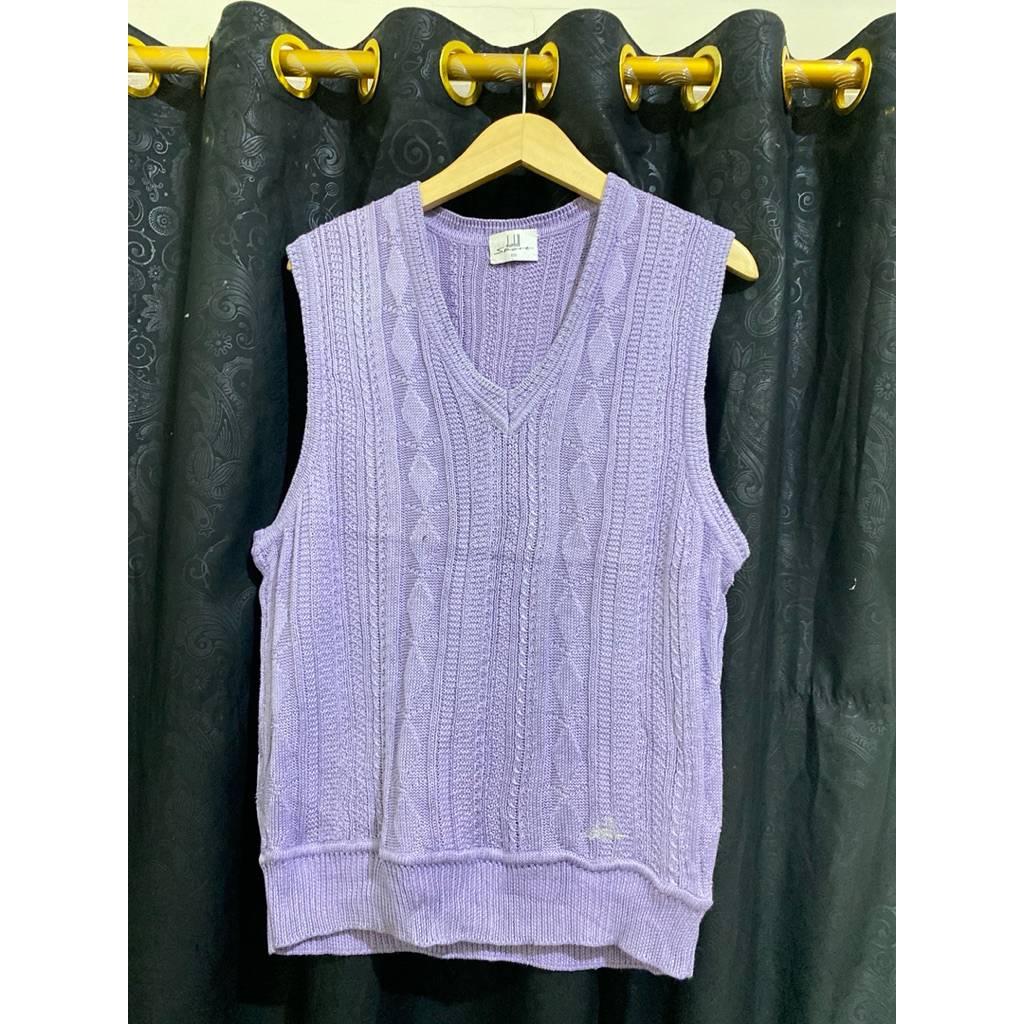 Jual PRELOVED VEST RAJUT KEPANG KEPANG WARNA UNGU PL ROMPI | Shopee ...