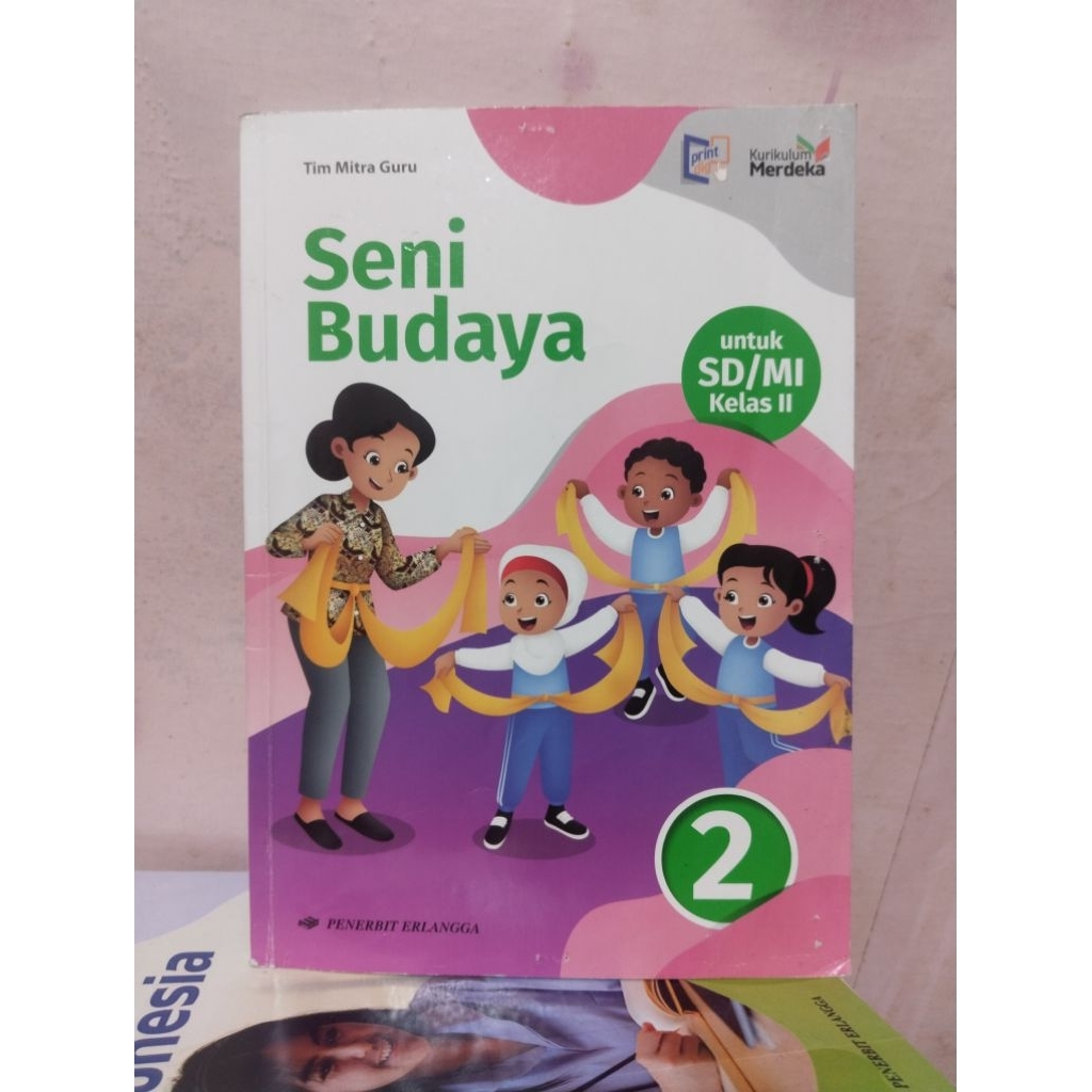 Jual buku sbk/seni budaya kelas 2/II sd mi erlangga kurikulum merdeka | Shopee Indonesia