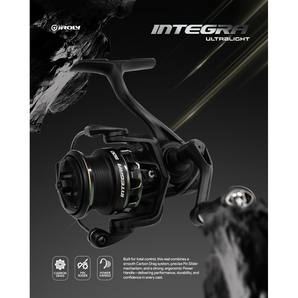Jual Reel Iroly Integra SW 800/c1000-Power Handle Body Carbon | Shopee ...