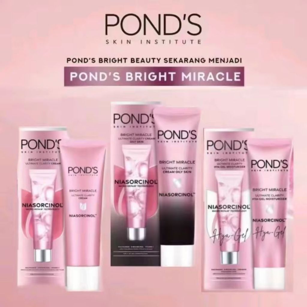 Jual Pond's Ponds Bright Miracle Ultimate Clarity Cream Niasorcinol 20g ...