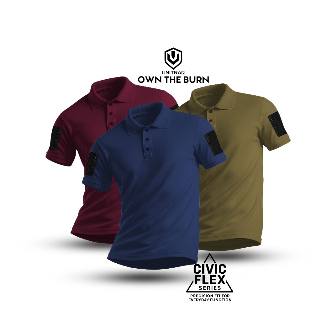 Jual Kaos Polo - wangki Tactical Civic Flex Series – Bahan Dryfit, Saku ...