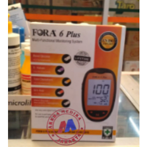 Jual Fora 6 Plus 6in1 Alat Cek Gula Kolesterol Asam Urat Hemoglobin Hb ...