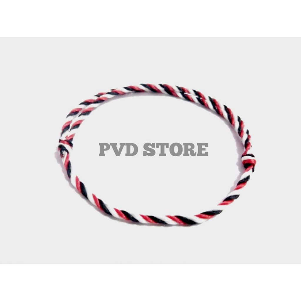 Jual Gelang Polos Tali Tridatu Telon Tiga Warna Merah Putih Hitam ...