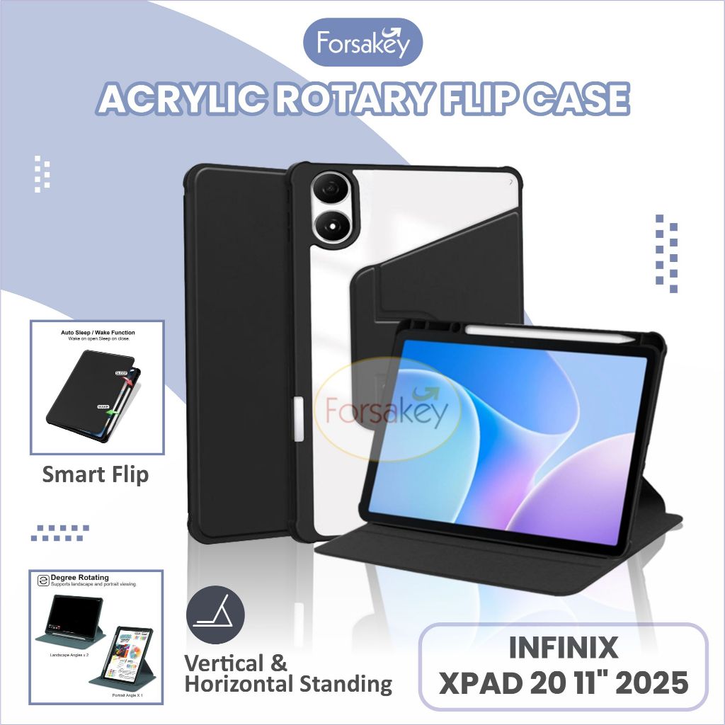 Jual ( BISA DIPUTAR ) Case for Tablet Infinix Xpad X Pad 20 Tab 11 Inch ...
