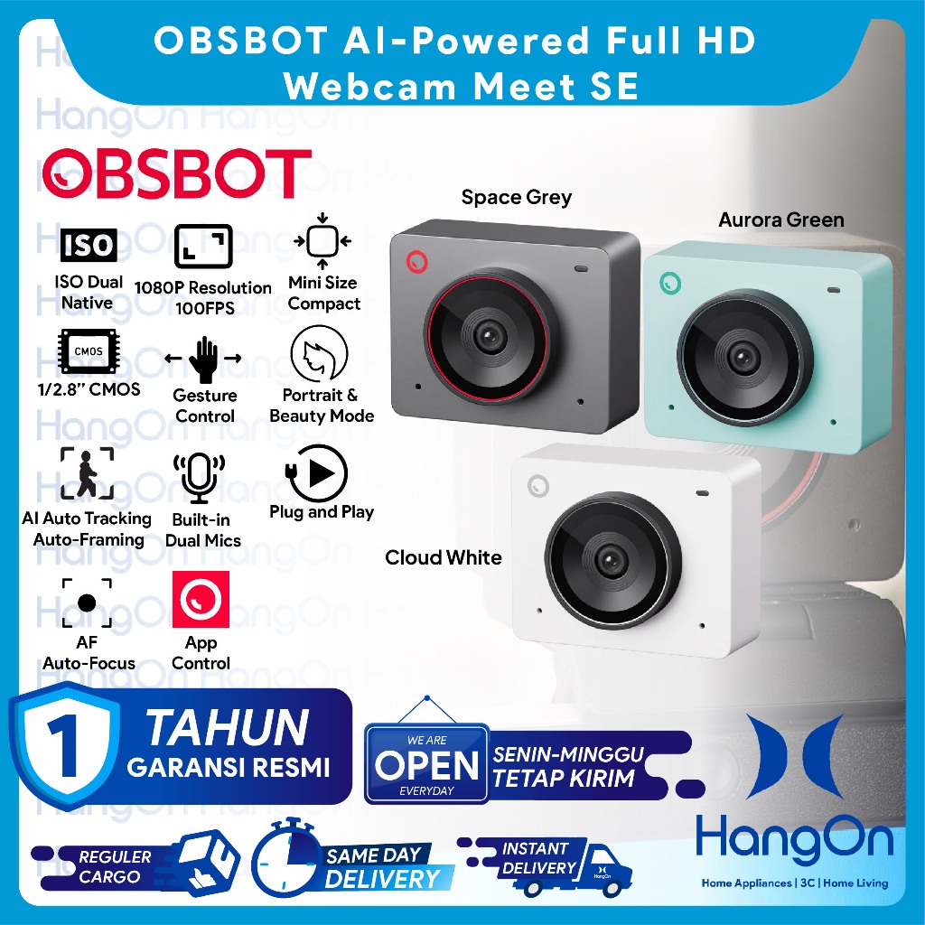 Jual OBSBOT Meet SE AI-Powered Full HD Webcam Streaming Camera AI Auto ...